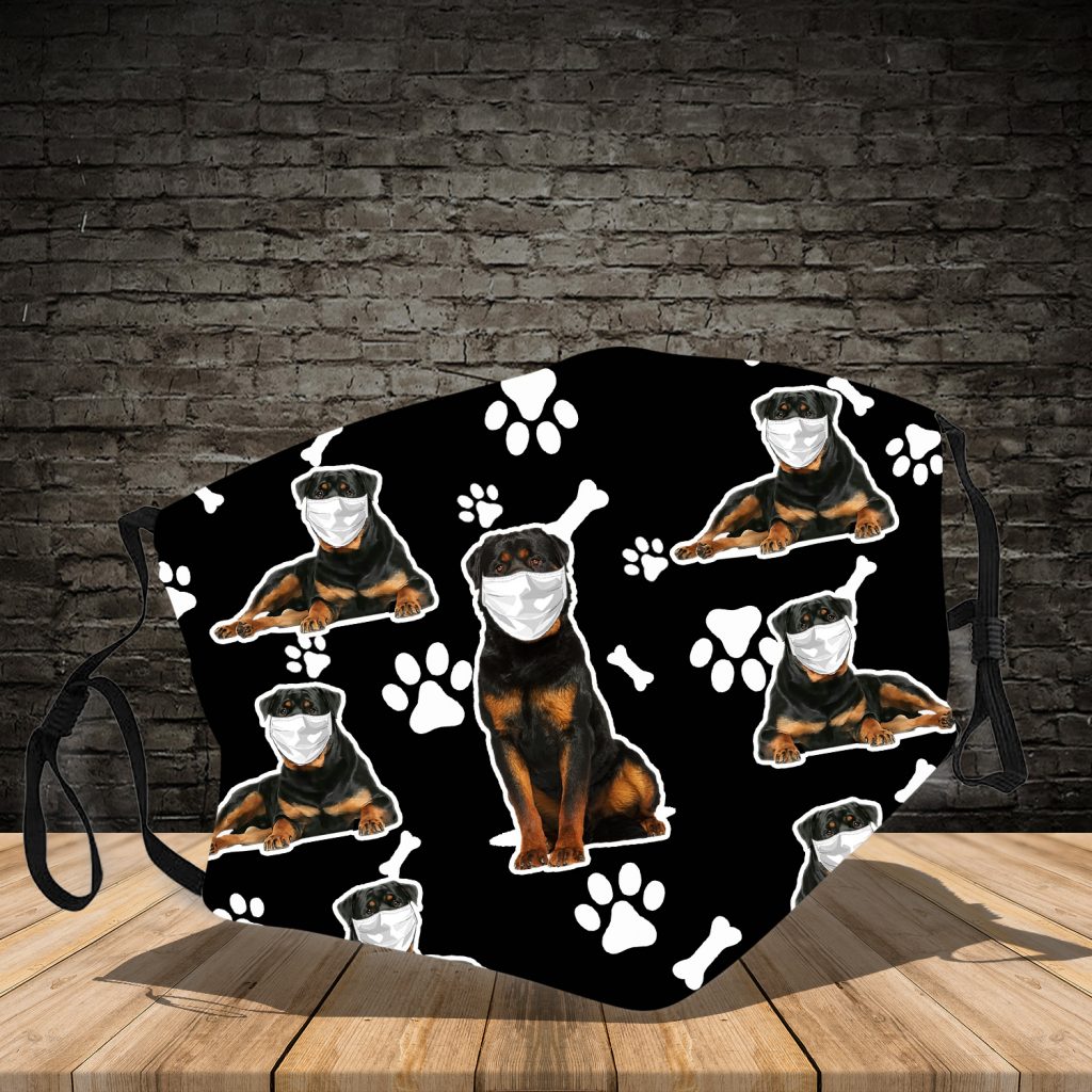 Rottweiler Dog Face - FaceMaskAuto.com